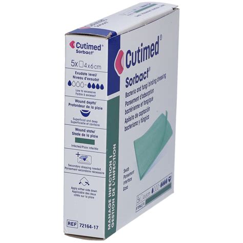 Cutimed® Sorbact® Kompresse 4 X 6 Cm 5 St Shop Apotheke