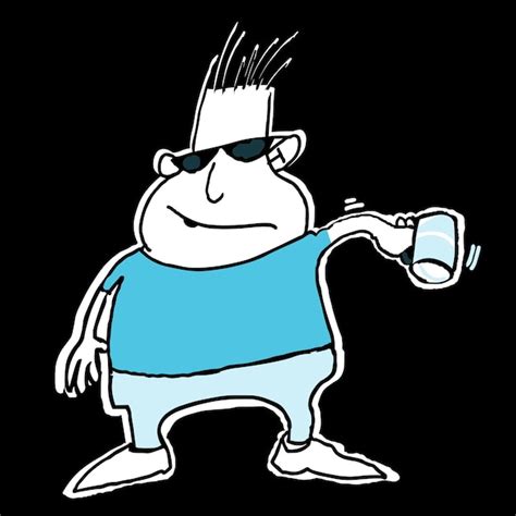 Fat Boy Premium Vector