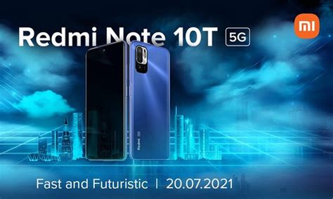 Redmi Note 10T 5G To Launch On July 20 Find Expected Price Specifications