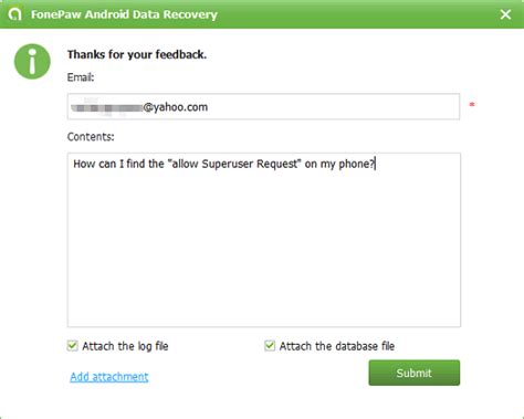 How To Submit FonePaw Android Data Recovery Log Files