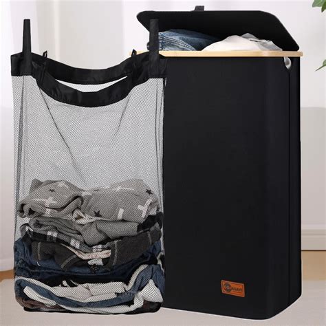 Dofasayi 100l Laundry Hamper With Lid Clothes Hamper With