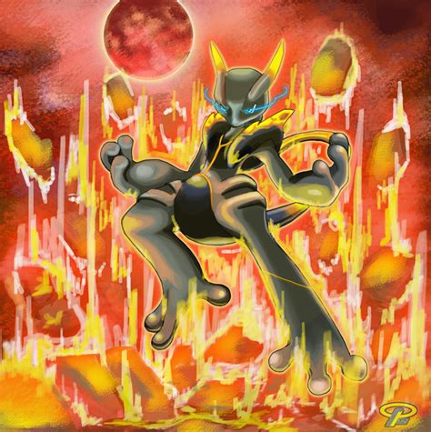 Shadow Mega Mewtwo X By Infinitepieces On Deviantart
