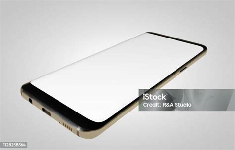 3d 일러스트 스마트폰 흰색 빈 화면을 모의합니다 0명에 대한 스톡 사진 및 기타 이미지 0명 Lcd 검은색 Istock