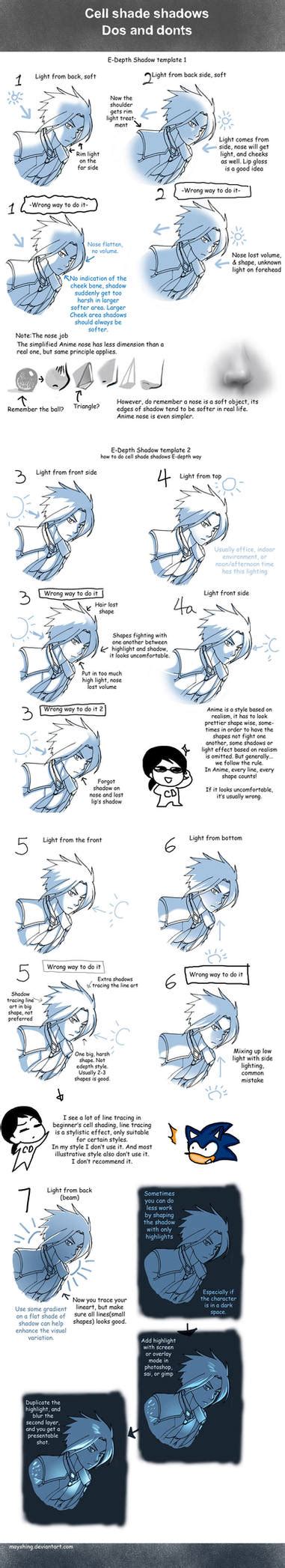How To Cell Shade Shadows Dos And Donts By Mayshing On Deviantart