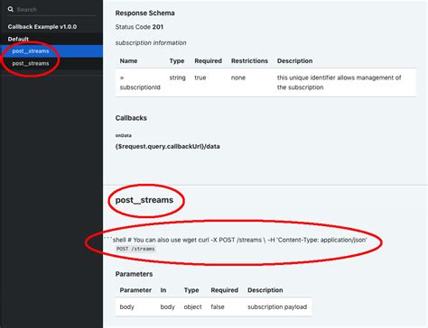 OpenAPI Callback Malformed Rendering Issue Mermade Widdershins GitHub