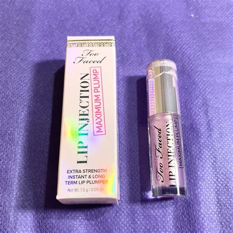AUTHENTIC Too Faced Lip Injection Maximum Plump Extra Strength Instant