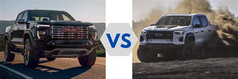 2025 Gmc Canyon Vs Chevrolet Colorado Head To Head Truck Showdown