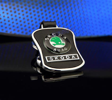 Купить Кожаный брелок Skoda Шкода брелок брелок брелок в интернет ...