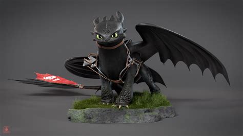 Toothless How To Train Your Dragon Sitting