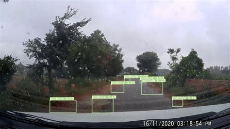 intelligent pothole detector using yolo v5 youtube