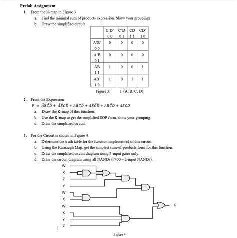 Solved Introduction Karnaugh Maps Or K Maps For Short Chegg