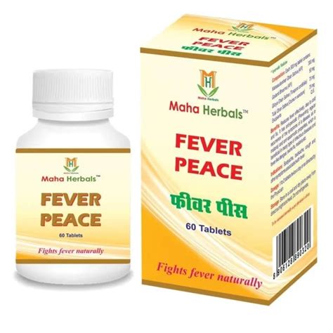 Fever Peace Tablet Herbal Relief From Fever Cold And Flu