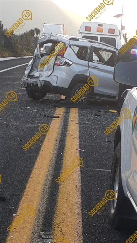 Accidente Sobre La Autopista Perote Cantona Deja Saldo De Una Persona