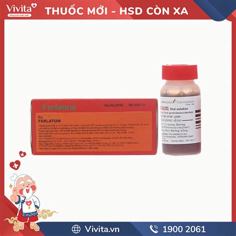 Dung dịch uống bổ sung sắt trị thiếu máu Ferlatum ml VIVITA