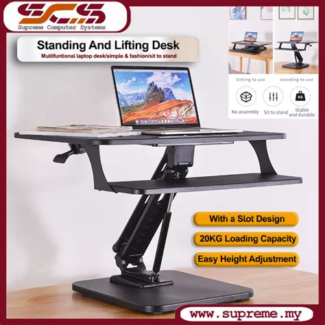 Table Converter Table Heigh Converter Sit To Stand Table Riser Standing