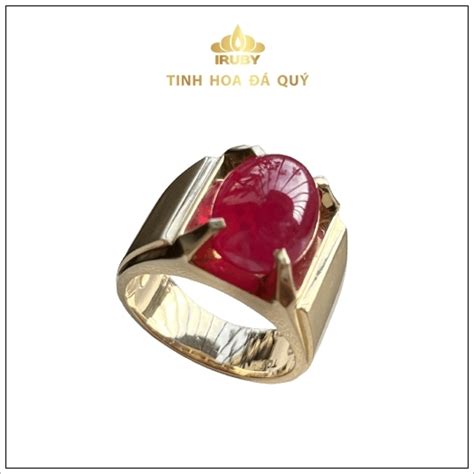 Nhẫn Nam Ruby Lục Yên Mẫu Doanh Nhân Irrc 2206104