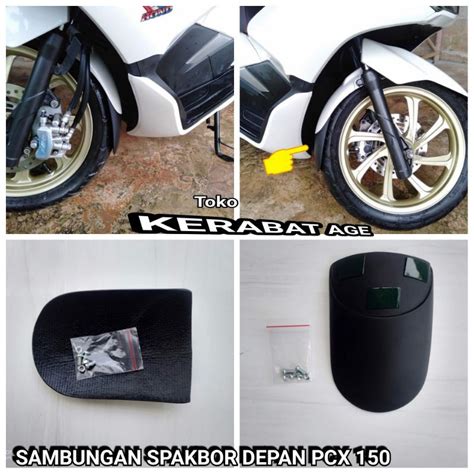 Aksesoris Pcx Lokal Sambungan Spakbor Depan Pcx Custom Fiberglas Shopee Indonesia
