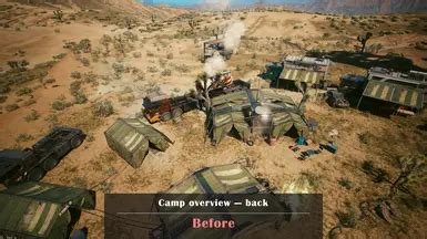 Improved Aldecaldos Camp At Cyberpunk 2077 Nexus Mods And Community
