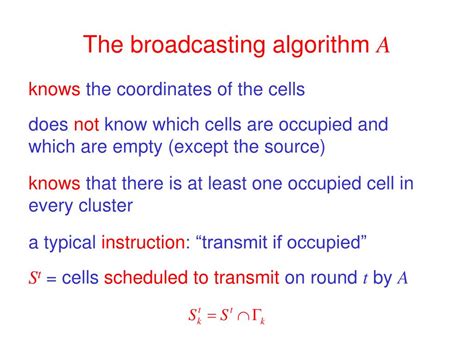 ppt broadcasting in udg radio networks with unknown topology