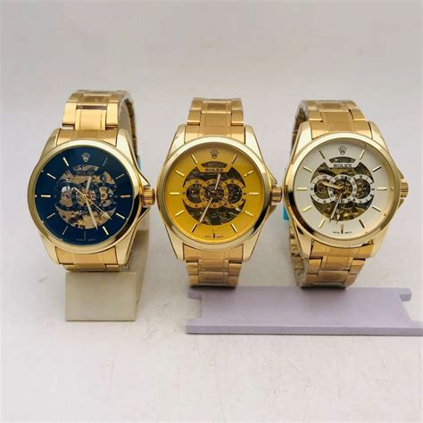 Golden Rolex Watch Automatic At ₹ 1200 Piece In Mumbai Id 2851674069662