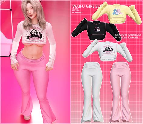Waifu Girl Set Clothing Loverslab