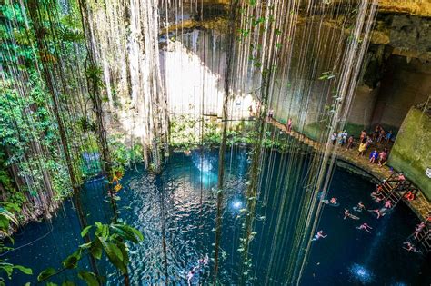 Cenote Ik Kil Yucatan Mexico Cenote Ik Kil One Of The Cool Flickr