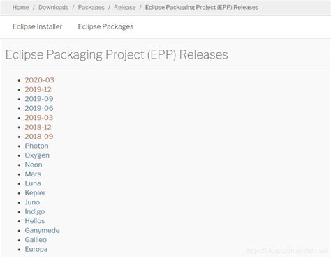 使用 Eclipse 开发版本选择和下载说明eclipse R版本是什么意思 Csdn博客