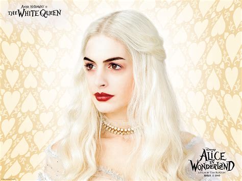 Hd Wallpaper Anne Hathaway In Alice In Wonderland 2010