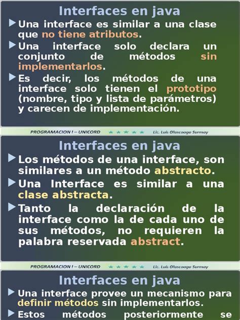 Interfaces En Java Pdf Pdf Java Lenguaje De Programación