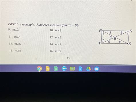 Answered Prst Is A Rectangle Find Each Measure Bartleby