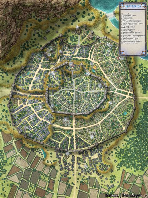 City Docks Battle Map 36x45 Rdndmaps