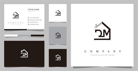 Premium Vector Initial Dm Real Estate Logo Design Vector