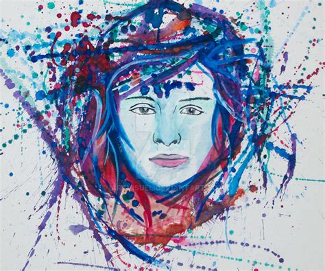 The Color Splash Girl By Iartvisuel On Deviantart