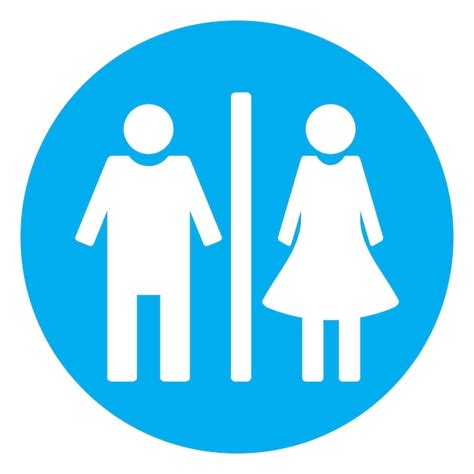 Icono Inodoro Plano Baño Y Aseo Signo Wc E Inodoro Icono Ilustración