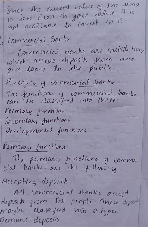 Commercial Bank Functions Macro Economics Notes Teachmint