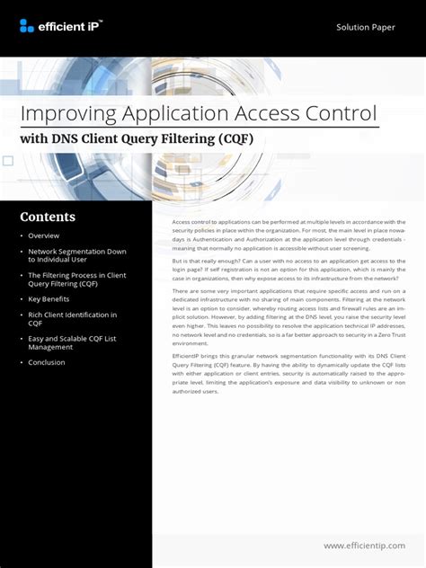 Sp Dns Client Query Filtering En Pdf Domain Name System Computer