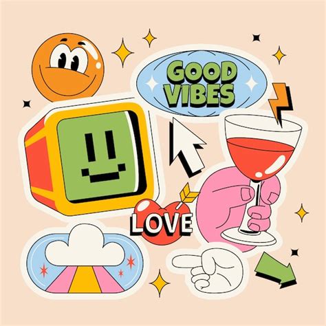 Premium Vector Hand Drawn Good Vibes Template Design