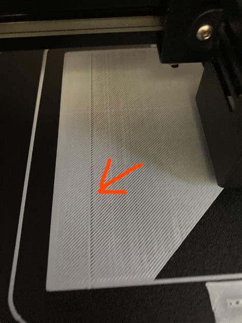 Line Appearing In First Layer Rfixmyprint
