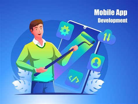 Mobile App Development Concept Illustration 6926074 Vector Art At Vecteezy