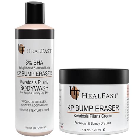 Healfast Kp Bump Eraser Cream 4 Oz And Bodywash 8 Oz