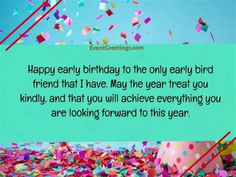 45 Amazing Happy Early Birthday Wishes Happy Birthday In Advance