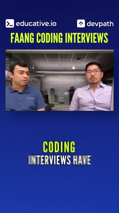 [video] educative on linkedin faang coding interviews