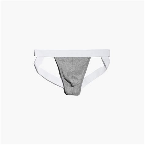 Iconic Organic Cotton Mens Jockstrap Grey