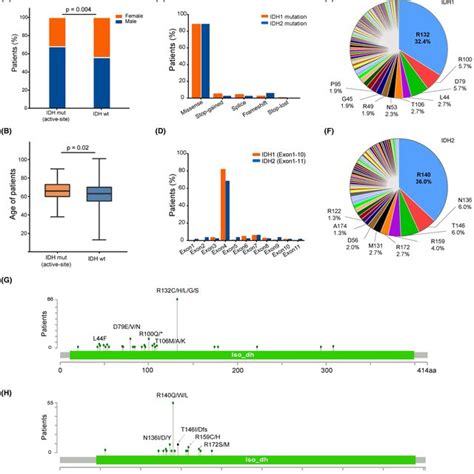Subclonal Analysis Of Idh12 Mutations A Heatmap Of Idh Mutations