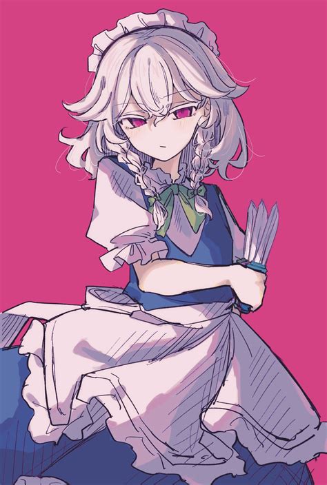 Izayoi Sakuya Touhou Drawn By Okura0915 Danbooru