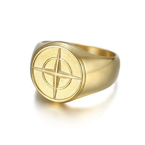Madeinsea© Simple Compass Ring