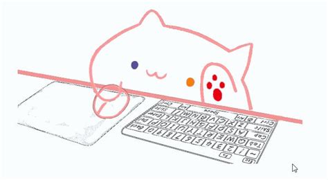 电脑桌面宠物“手鼓猫 Bongo Cat”，工作、学习的同时也同样乐趣无穷 知乎