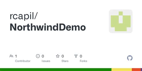 GitHub Rcapil NorthwindDemo