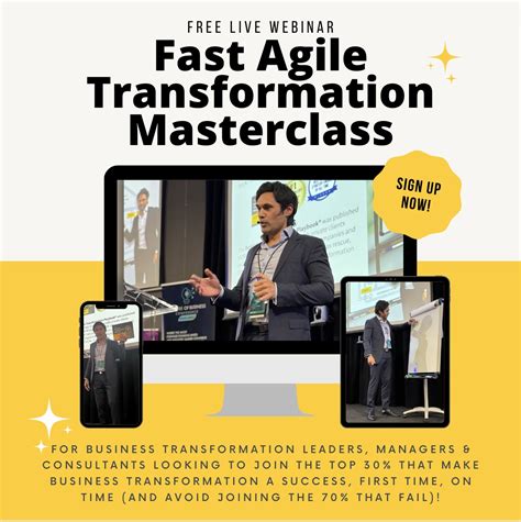 Fast Agile Business Transformation Masterclass Elevate Your Strategy