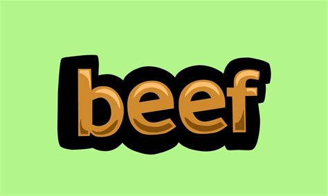 Beef Word Art